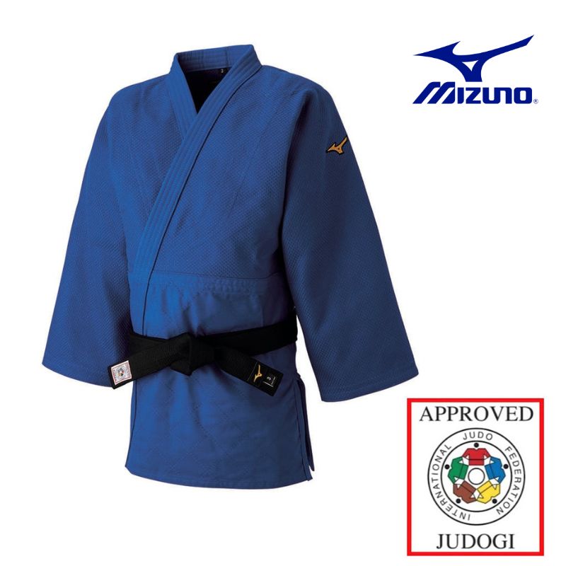 Giacca Judogi Blu Mizuno Yusho IJF Japan Made – Fight Club Store