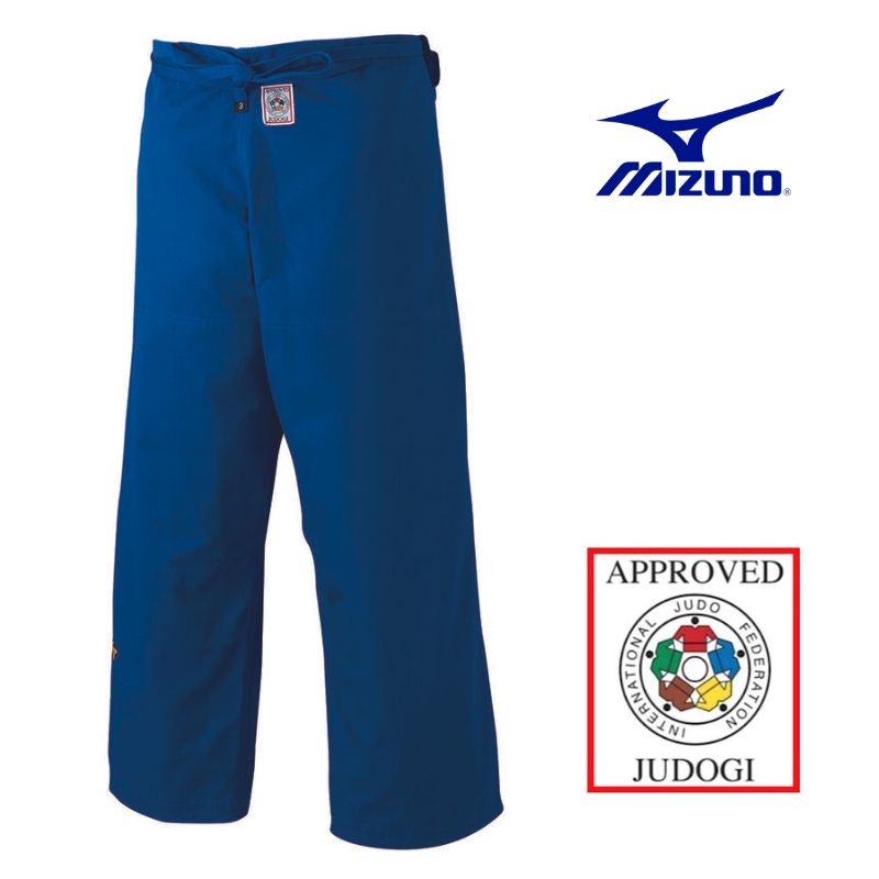 PANTALONE JUDOGI MIZUNO YUSHO BLU IJF MADE IN JAPAN – Fight Club Store