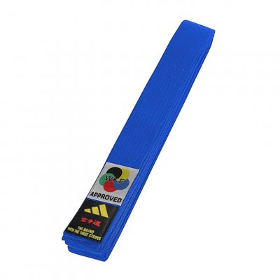 WKF Approved ADIDAS blue karate belt – Fight Club Store