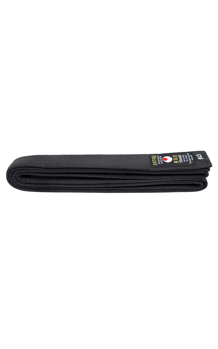 Ceinture Noire Karaté Tokaido en Soie Synthétique - 4,5 cm Professionn ...