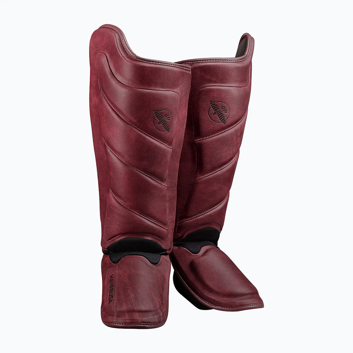 Hayabusa T3 LX Shin Guards – Genuine Leather and Silicone Non-Slip Gri ...