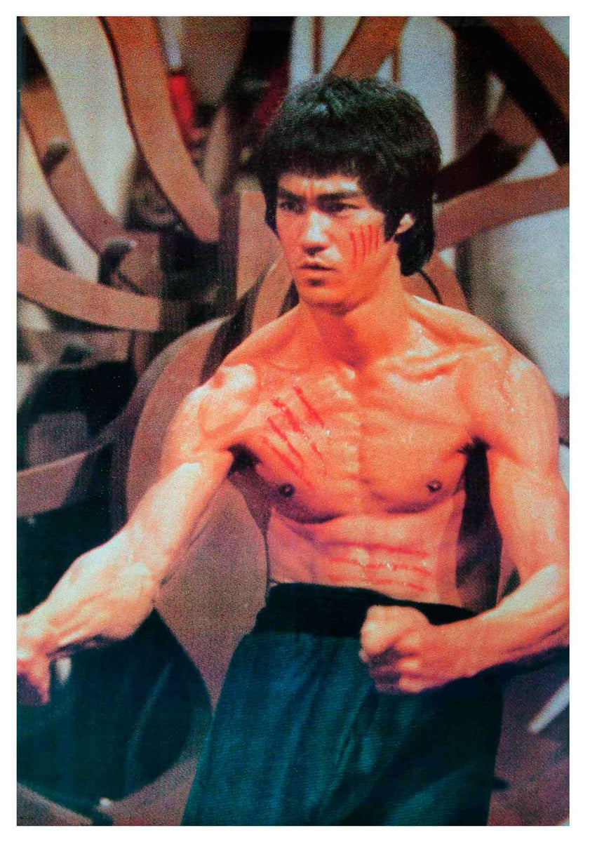 Bruce Lee Way-affisch 76x52 cm Way of the Dragon och In Action ...