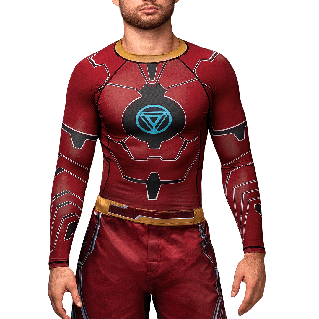 Rashguard Hayabusa Marvel Iron Man | Compresie BJJ și MMA – Fight Club ...