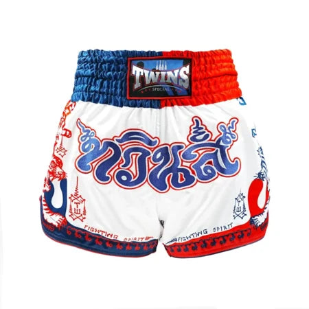 Muay Thai Shorts Twins Special Yant | Satin-Shorts Thaiboxen – Fight ...