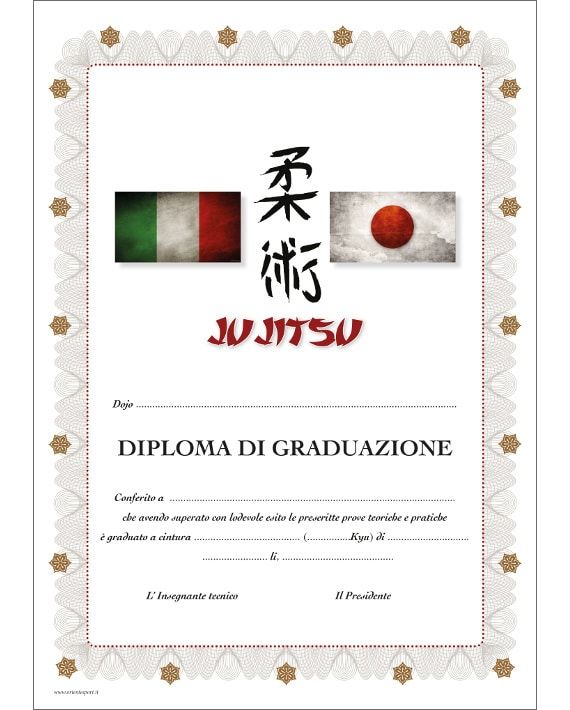 Jujitsu Diploma Graduatie Itaki – Fight Club Store
